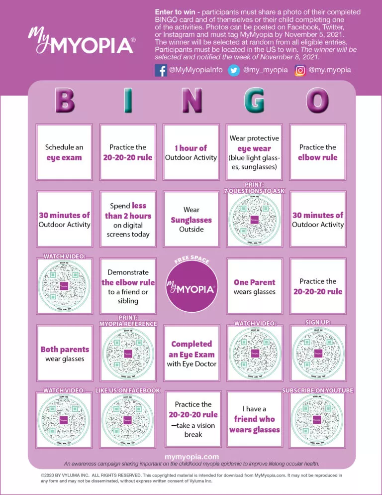 World Sight Day 2021 is October 14: Share helpful information about kids' eye health - MyMyopia